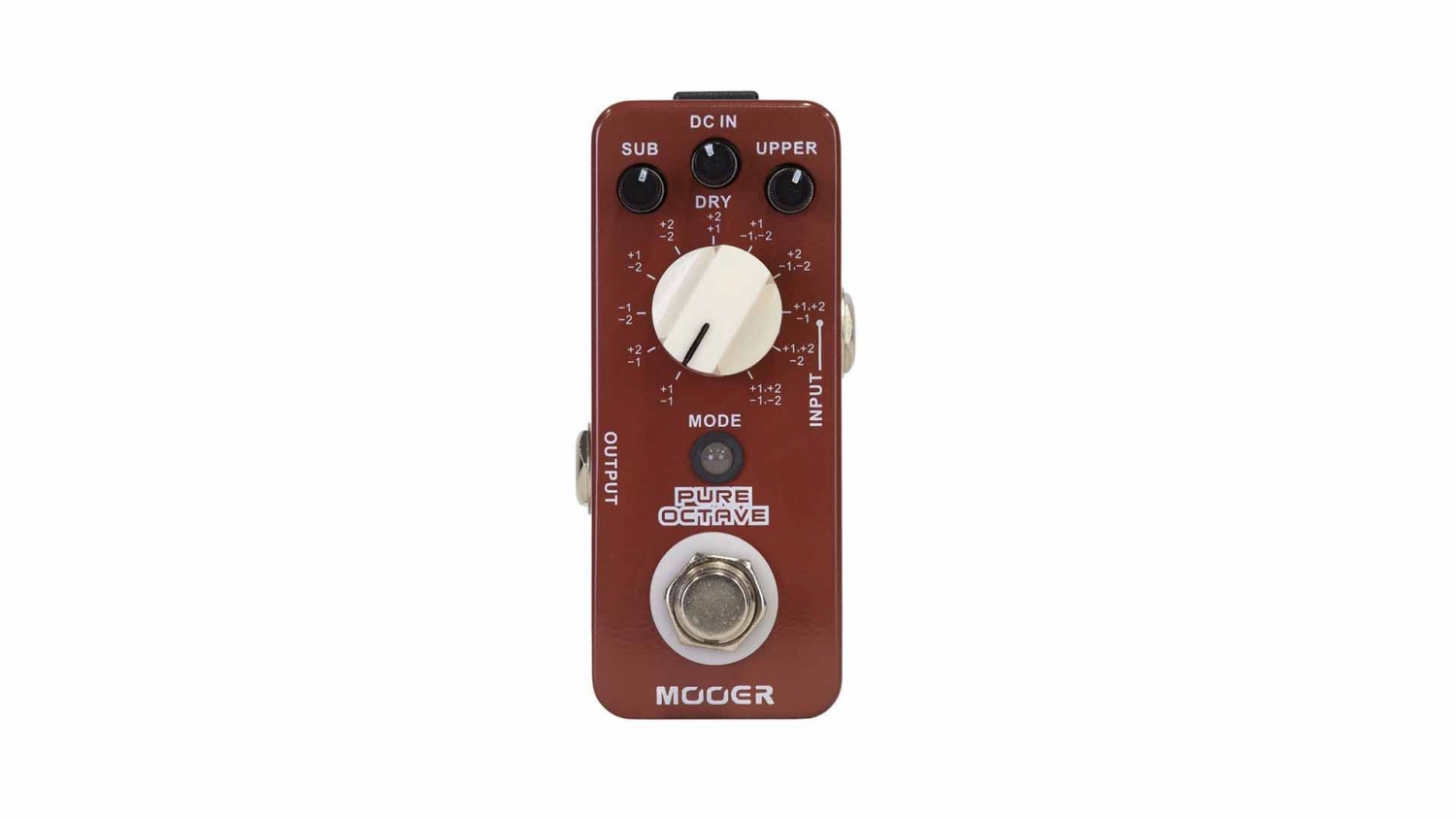 Mooer 'Pure Octave' Polyphonic Octave Micro Guitar Effects Pedal ...